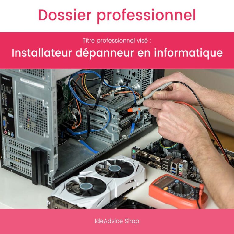 Dossier Professionnel Installateur dépanneur en informatique