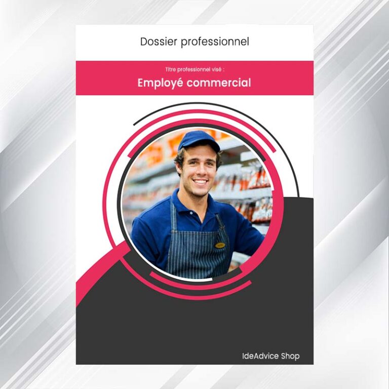 Dossier Professionnel Employé commercial