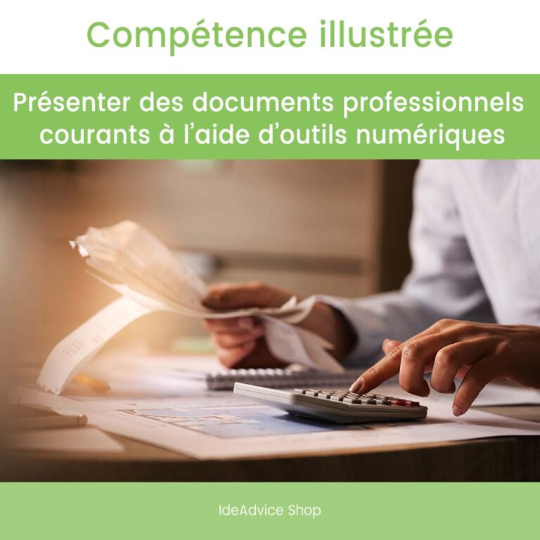 Présenter des documents professionnels courants à l’aide d’outils ...