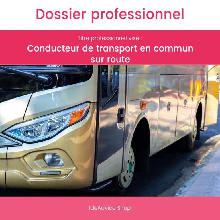 Dossier complet Conducteur de transport en commun sur route